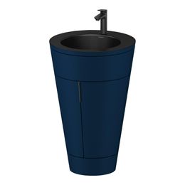 Duravit Waschtischunterschrank c-bonded Set Starck 1 56x86,4x60,5cm, st, IB, G sw, bl s-matt (S19514OBD980010)