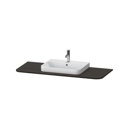Duravit Waschtisch-Konsole Happy D.2 Plus 130x55cm, m 1 AS, Beck. mit, Nussb geb. (HP031KM6969)