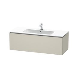 Duravit Waschtischunterschrank L-Cube 122x48,1cm, Tau matt, 1 Ausz., wandh&auml;ngend (LC614308383)