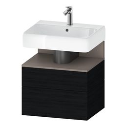 Duravit Waschtischunterschrank Qatego 59x47x59cm, ba m/E s, 1 Kast, m Nischenb (QA4393043160010)