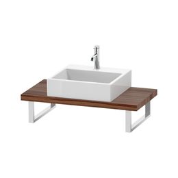Duravit Konsole Compact L-Cube 80-200x48cm, 1 AS, St&auml;r 4.5cm, Nussb Nat (LC100C07979)