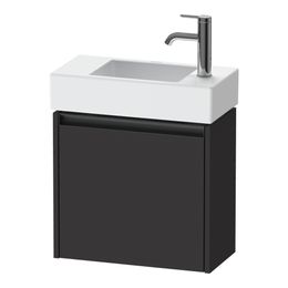 Duravit Waschtischunterschrank Ketho.2 48,4x23,8cm, An L, gra m, 1 T&uuml;r, wandh&auml;ngend (K25072L80800000)