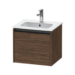 Duravit Waschtischunterschrank Ketho.2 51x42x44cm, 1 Ausz., wandh&auml;ngend, Nussb dunkel (K25061021210000)