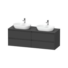 Duravit Waschtischunterschrank Ketho.2 160x55cm, B bs, gra ma, 4 Schub., wandh&auml;ngend (K24899B49490000)