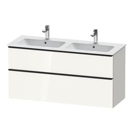 Duravit Waschtischunterschrank D-Neo 128x46,2cm, 1 Kast, 1 A, sw/w hgl (DE43650BD220000)