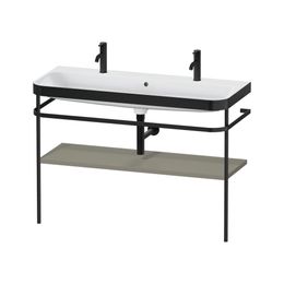 Duravit M&ouml;belwaschtisch-Kombi Happy D.2 Plus 117,5x49cm, m 1 HL, Konso, st-g s-matt (HP4759O92920000)