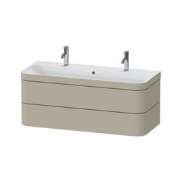 Duravit M&ouml;belwaschtisch-Unterschrank Happy D.2 Plus 117,5x49cm, m 1 HL, 2 La, Tau s-matt (HP4640O60600000)