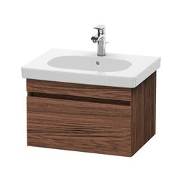 Duravit Waschtischunterschrank DuraStyle 60x45,3cm, Nussb dkl., 1 Ausz., wandh&auml;ngend (DS638302121)