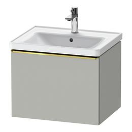 Duravit Waschtischunterschrank D-Neo 58,4x45,2x44cm, 1 A, wd, gol pol/grau ma (DE4249034070000)