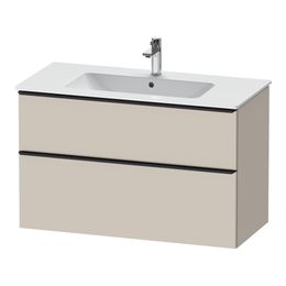 Duravit Waschtischunterschrank D-Neo 101x46,2cm, sw/Taup m, 1 Kast, 1 Ausz. (DE43630BD910000)