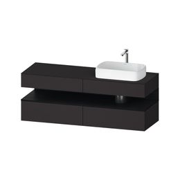 Duravit Waschtischunterschrank Qatego 160x55x60cm, E sw/gra m, Pl, B r, B (QA4778016800010)