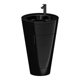 Duravit Waschtischunterschrank c-bonded Set Starck 1 56x86,4x60,5cm, steh., Gr. sw, sw hgl (S19515OBD400000)