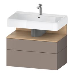 Duravit Waschtischunterschrank Qatego 79x47x59cm, E na/b m, 1 Kast, m Nischenb (QA4394030430010)