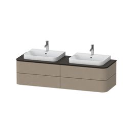 Duravit Waschtischunterschrank o. ES Happy D.2 Plus 40,8x160cm, 4 Schubk&auml;sten, BP b, leinen (HP4964B75750010)