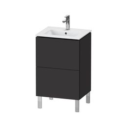 Duravit Waschtischunterschrank L-Cube 52x42,1x70,4cm, 2 AZ, steh., graph matt (LC667108080)