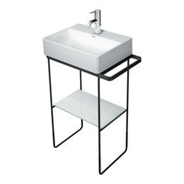 Duravit Metallkonsole DuraSquare 51,6x33cm, bodenstehend, schwarz matt (0031094600)