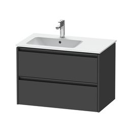 Duravit Waschtischunterschrank Ketho.2 81x48x54,9cm, f WT m Beck. li, graph ma (K25267049490000)