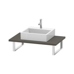 Duravit Konsole L-Cube 80-200x55cm, 1 AS, St&auml; 3cm, f Gr s-matt (LC106C09090)