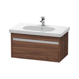 Duravit Waschtischunterschrank Ketho 80x45,5cm, Nussb dkl., 1 Ausz., wandh&auml;ngend (KT666702121)
