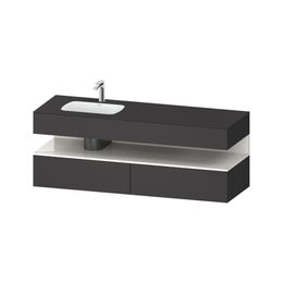Duravit Einbauwaschtisch-M&ouml;bel-Set Qatego 160x50x60cm, Kon-WTU, B l, w g/Gra ma (QA4795022490000)