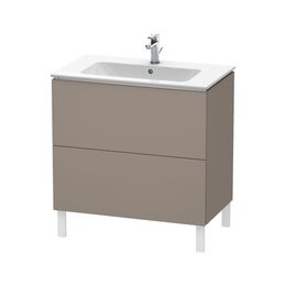 Duravit Waschtischunterschrank L-Cube 82x48,1cm, bas. matt, 2 Ausz&uuml;ge, stehend (LC662604343)