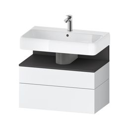 Duravit Waschtischunterschrank Qatego 79x47x59cm, gra m/we m, 1 Kast, m B (QA4394049180010)