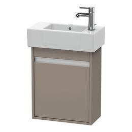 Duravit Waschtischunterschrank Ketho 45x22,5x55cm, wandh&auml;ngend, T li, basalt matt (KT6629L4343)