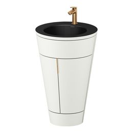 Duravit Waschtischunterschrank c-bonded Set Starck 1 56x86,4x60,5cm, st, IB, G b ge, No w m (S19514O04390010)
