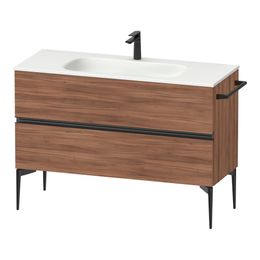 Duravit Waschtischunterschrank boden Sivida 121x59,2x47,7cm, 2 Schub., N Nat, Gr. sw (SV46530BD790000)