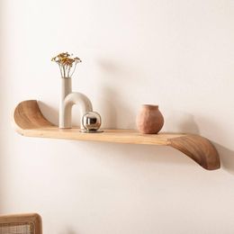 Pharao24.de Wandregal Wandboard aus Massivholz im Skandi Design
