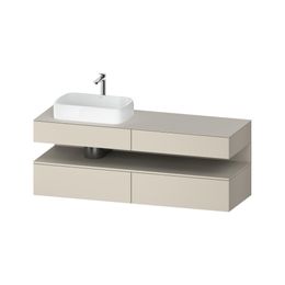 Duravit Waschtischunterschrank Qatego 160x55x60cm, T m, Pl, Beck. li, Nischenb (QA4777083830010)