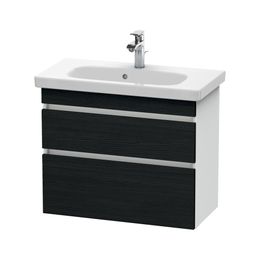 Duravit Waschtischunterschrank Com DuraStyle 73x36,8cm, Ei sw/we ma, 2 SchKa., wandh&auml;ngend (DS649901618)