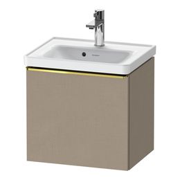 Duravit Waschtischunterschrank D-Neo 48,4x37,2x44cm, 1 A, wd, gol pol/Leinen (DE4248034750000)