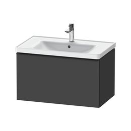 Duravit Waschtischunterschrank D-Neo 78,4x45,2cm, sw/Grap ma, 1 Ausz., wandh&auml;ngend (DE42550BD490000)