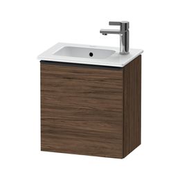 Duravit Waschtischunterschrank D-Neo 41x27,4x44cm, 1 T, An R, sw/Nuss dkl. (DE4259RBD210000)