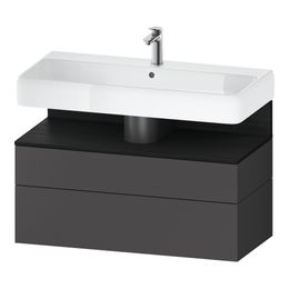 Duravit Waschtischunterschrank Qatego 99x47x59cm, E sw/gra m, 1 Kast, m B (QA4395016490010)
