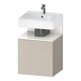 Duravit Waschtischunterschrank Qatego 49x42x64,5cm, 1 T, T re, we Hgl/taupe ma (QA4077R22910000)