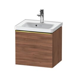 Duravit Waschtischunterschrank D-Neo 48,4x37,2x44cm, 1 A, wd, g pol/Nussb Nat (DE4248034790000)