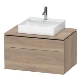 Duravit Waschtischunterschrank L-Cube 82x55cm, E ma, 1 Schubk., 1 Ausz., wandh&auml;ngend (LC4880055550000)