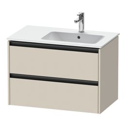 Duravit Waschtischunterschrank Ketho.2 81x48x54,9cm, f WT m Beck. re, Tau matt (K25268083830000)