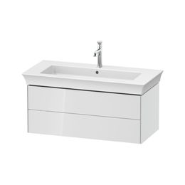 Duravit Waschtischunterschrank o. ES White Tulip 41x98,4x45,8cm, 2 SchKa., wei&szlig; Hochglanz (WT4342085850010)