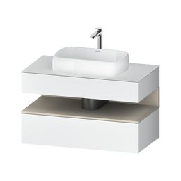 Duravit Waschtischunterschrank Qatego 100x55x60cm, T m/we m, Pl, 1 Schubkast. (QA4731083180000)