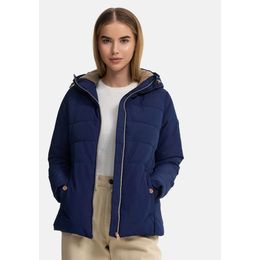 Marikoo Damen Steppjacke "Alemee", blau, Gr. M, Obermaterial: 100% Polyester. Innenseite: 100% Polyester. Futter: 100% Polyester. Wattierung: 100%