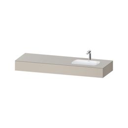Duravit Einbauwaschtisch-M&ouml;bel-Set Qatego 160x55x17cm, m K, 1 AS, m &Uuml;, B r, Tau ma (QA4694091910000)