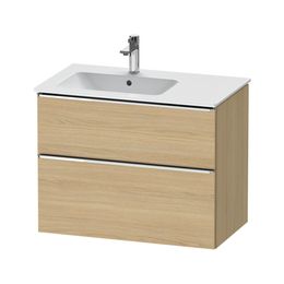 Duravit Waschtischunterschrank D-Neo 81x46,2cm, 1 Kast, B li, chr/Eiche Nat (DE4366010300000)