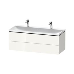 Duravit M&ouml;bel-Set L-Cube 120x48x48cm, m 2 HL, 2 Schub., we. hgl (LC6954O22220000)