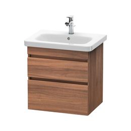 Duravit Waschtischunterschrank DuraStyle 58x44,8cm, Nussb Nat, 2 SchKa., wandh&auml;ngend (DS648007979)