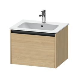 Duravit Waschtischunterschrank Ketho.2 61x48cm, Ei natur, 1 Auszug, wandh&auml;ngend (K25062030300000)