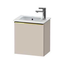 Duravit Waschtischunterschrank D-Neo 41x27,4x44cm, 1 T, An L, g pol/Taupe ma (DE4259L34910000)