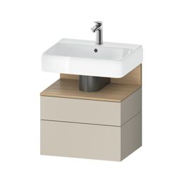 Duravit Waschtischunterschrank Qatego 59x47x59cm, E na/tau m, 1 Kast, 1 Ausz. (QA4393030830000)